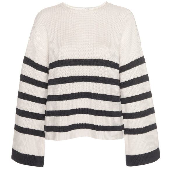 Frame Denim | Sweaters | Frame Mariner Swingy Sweater Off White Multi ...